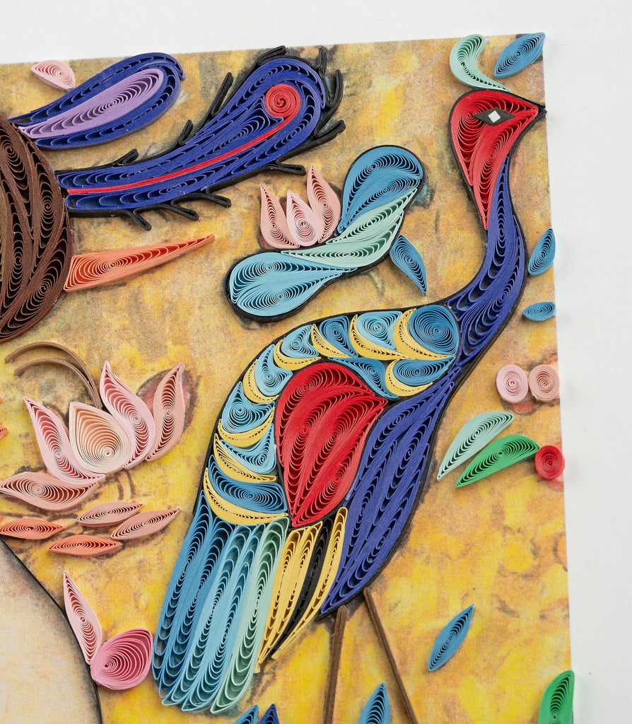 Art-Size Artist Series - Lady with Fan, Klimt – Quilling Card