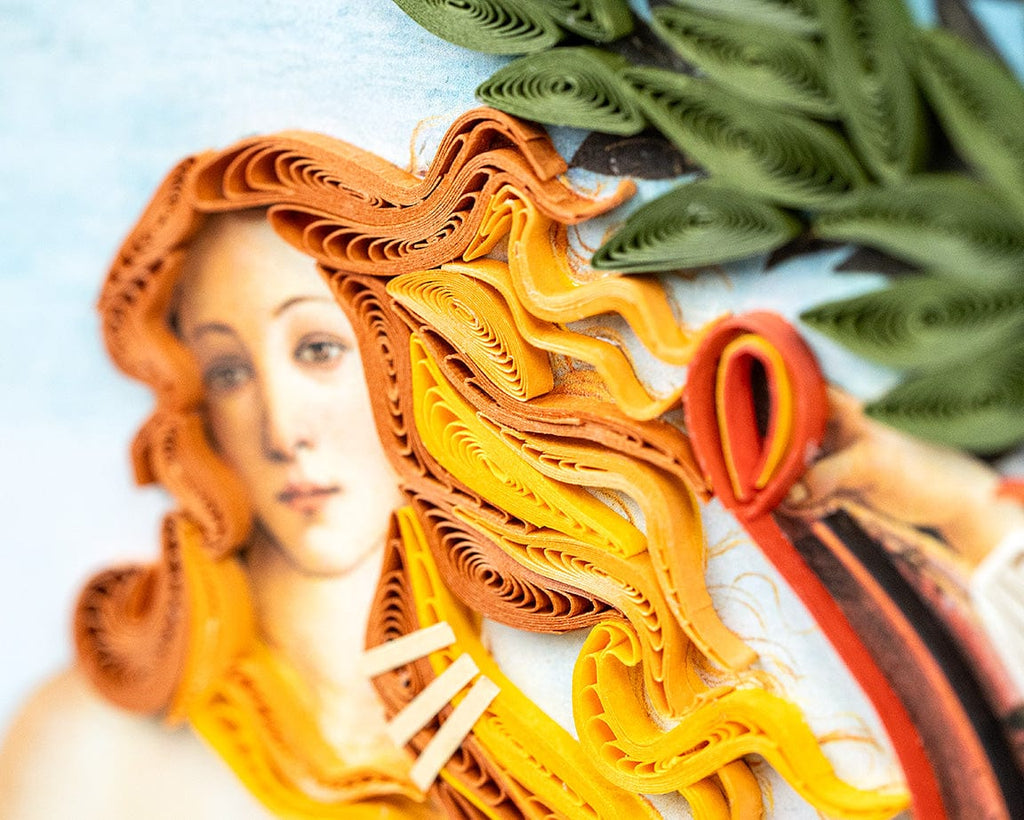 Art-Size Artist Series - Handcrafted The Birth of Venus, Botticelli | Quilling Card