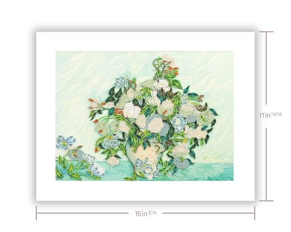 Art-Size Artist Series – Roses, van Gogh – Quilling Card
