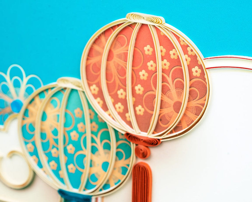 LTD Vietnam Wall Art Series - Handcrafted Celestial Blossom – Quilling Card