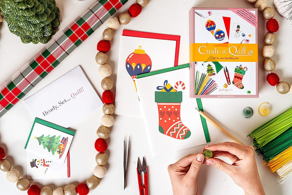 Create-a-Quill DIY Quilling Kit | Holiday – Quilling Card