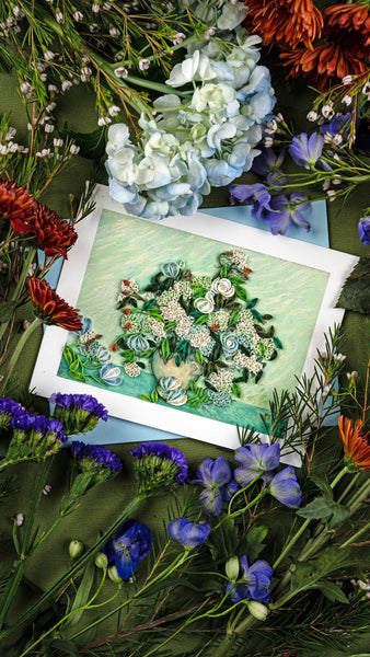 Handcrafted Artist Series - The Lady in Gold, Klimt Greeting Card ...