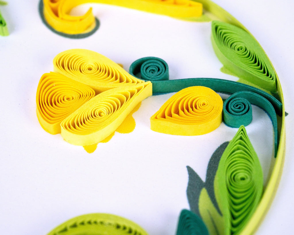 Handcrafted 50th Wedding Anniversary Card | Quilling Card