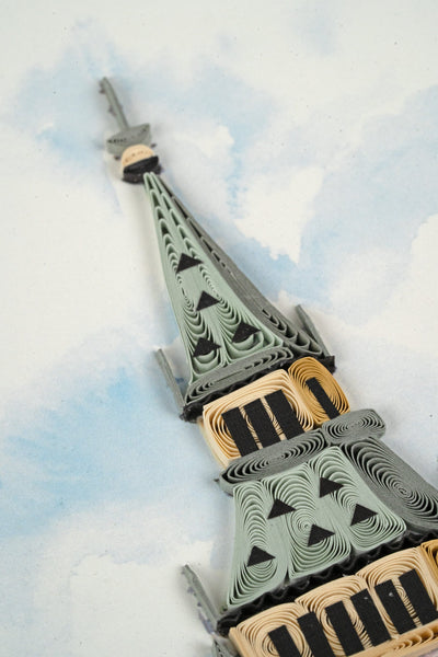 Handcrafted Big Ben Greeting Card | Quilling Card