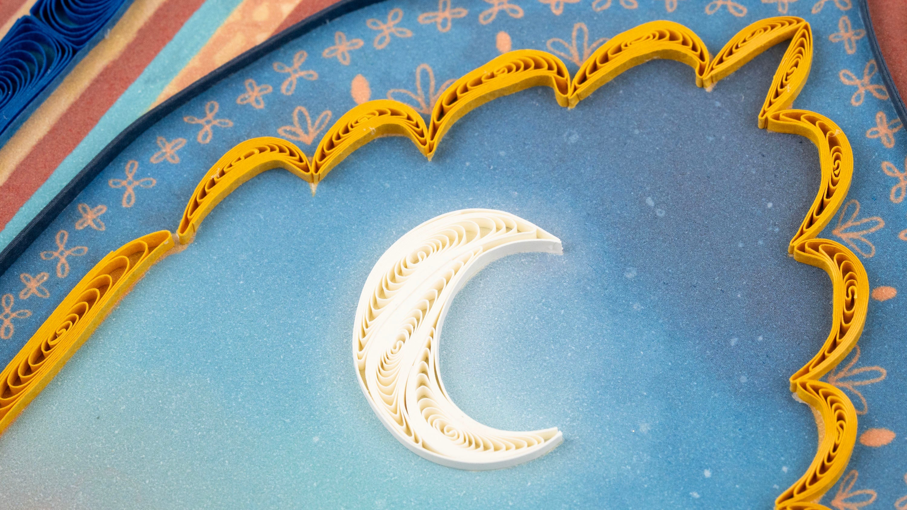 Quilled Decorative Archway Greeting Card – Quilling Card