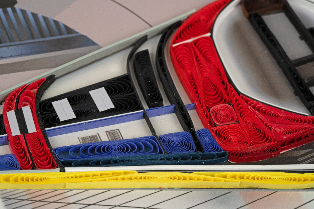 Handcrafted London Tube Greeting Card | Quilling Card