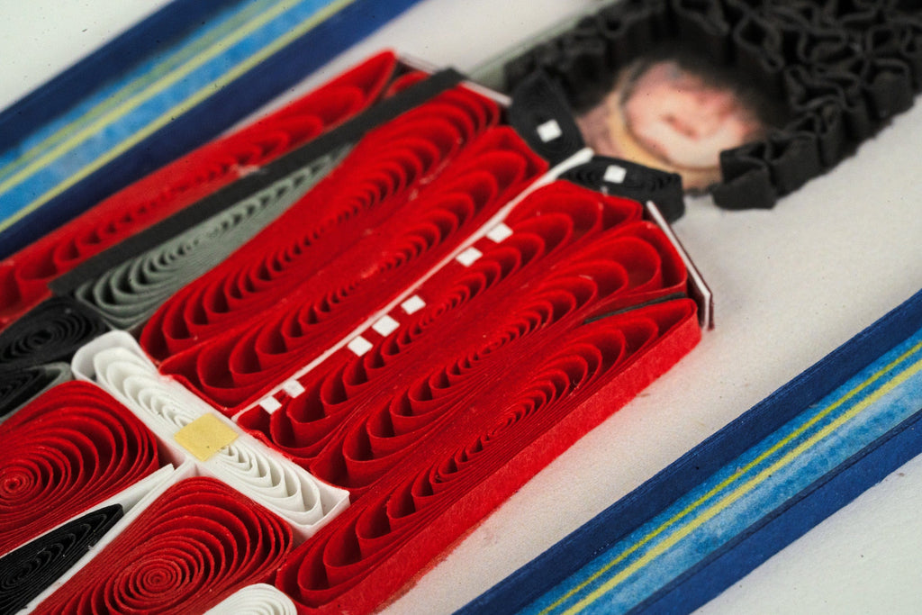 Handcrafted Royal Guard Greeting Card | Quilling Card