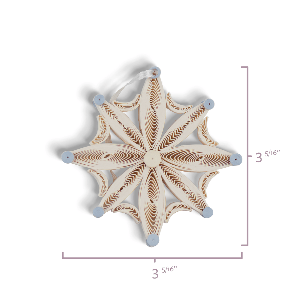 Quilled Snowflake Ornaments Box Set – Quilling Card