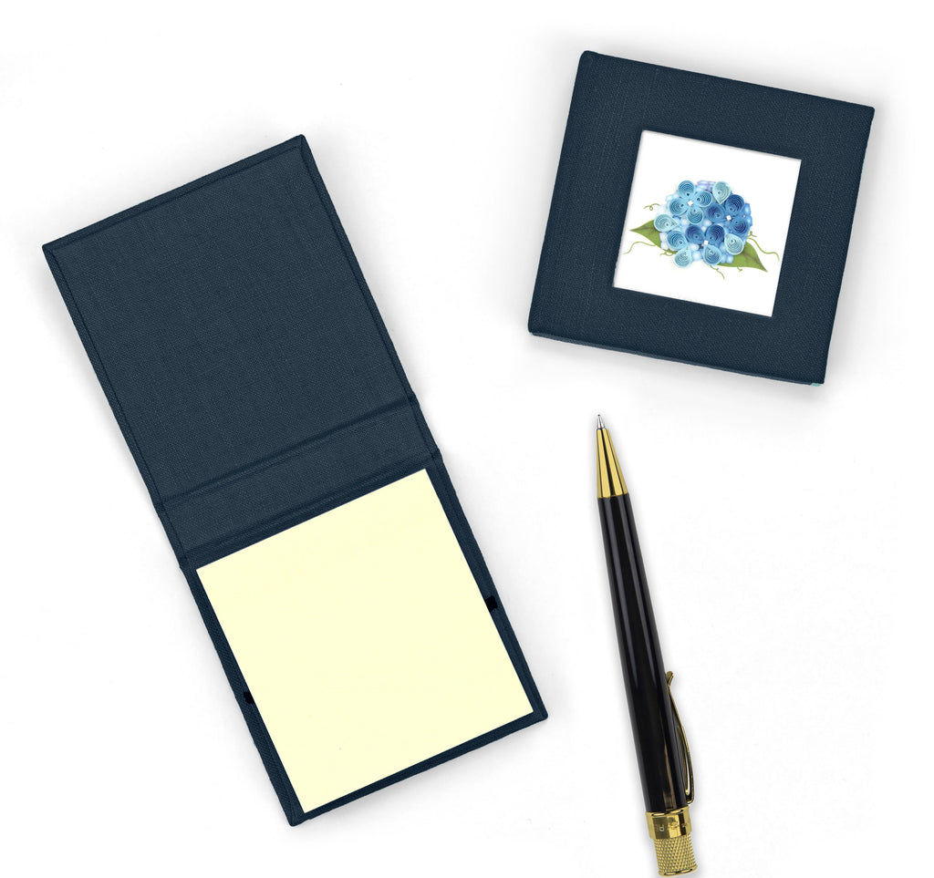 Handcrafted Hydrangea Sticky Note Pad Cover | Quilling Card¨