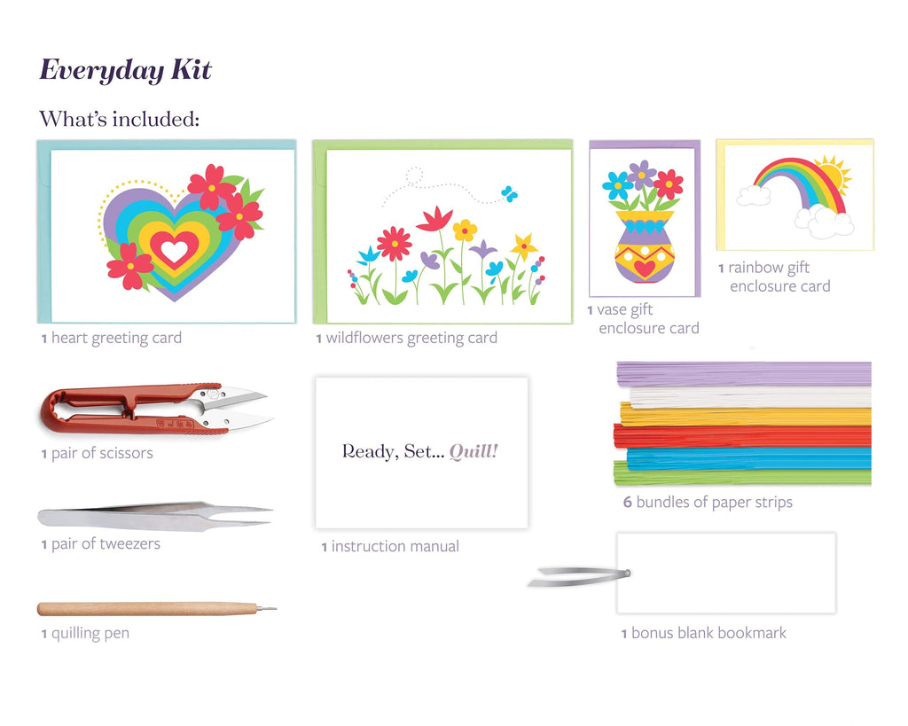 Create-a-Quill DIY Quilling Kit | Everyday – Quilling Card