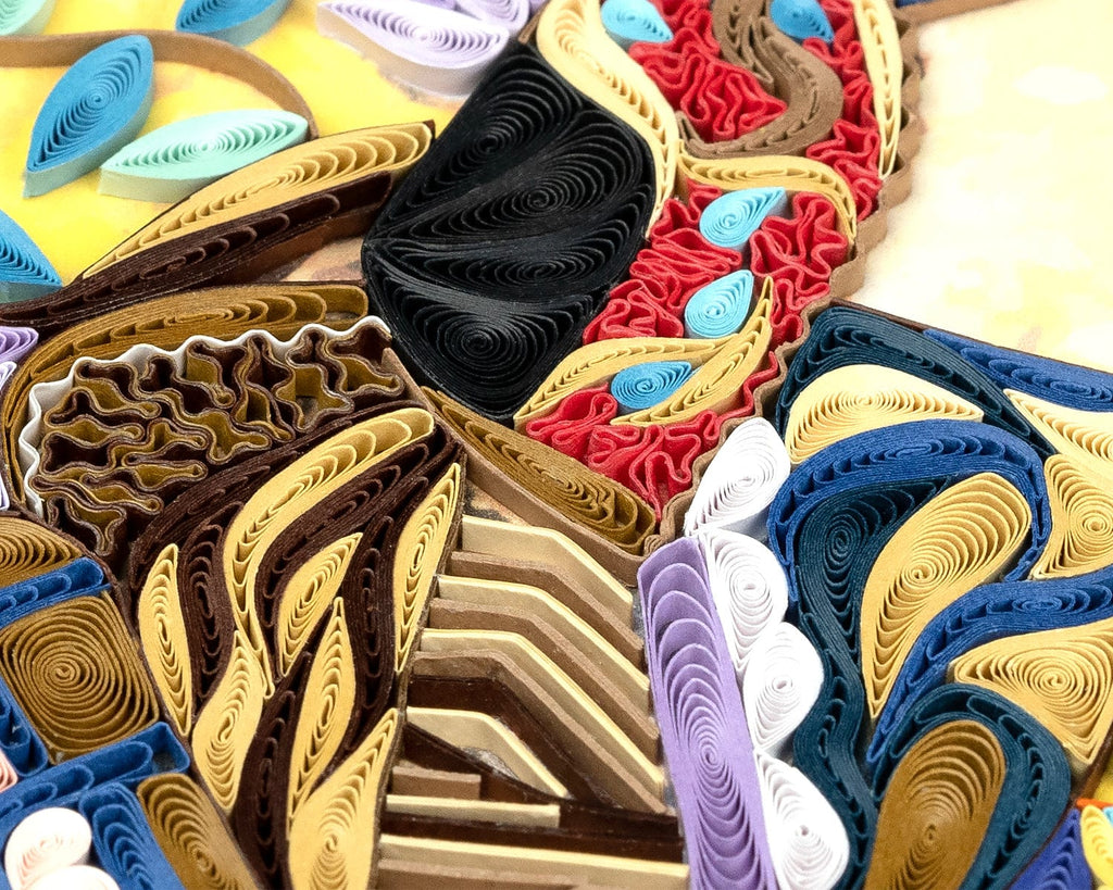 Handcrafted Artist Series - Lady with Fan, Klimt Greeting Card ...