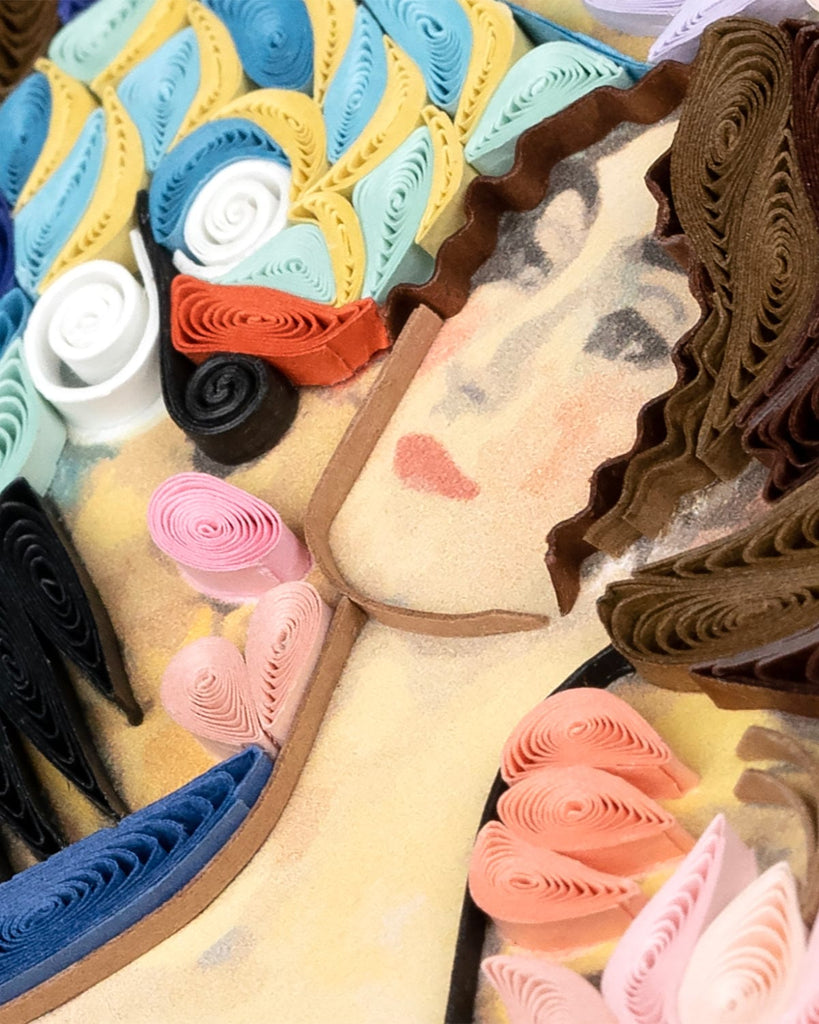 Handcrafted Artist Series - Lady with Fan, Klimt Greeting Card ...