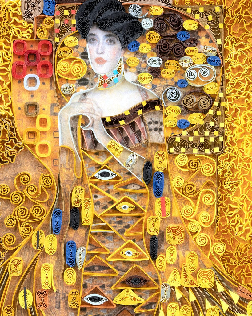 Handcrafted Artist Series - The Lady in Gold, Klimt Greeting Card ...