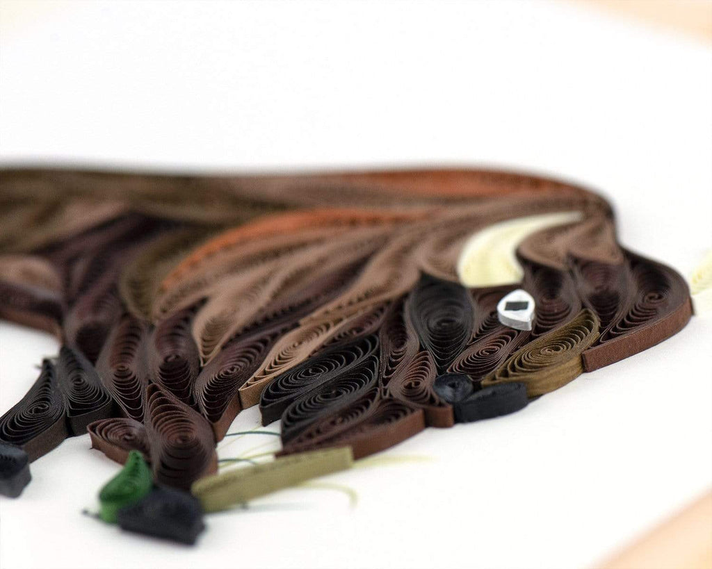 Handcrafted Bison Greeting Card | Quilling Card¨