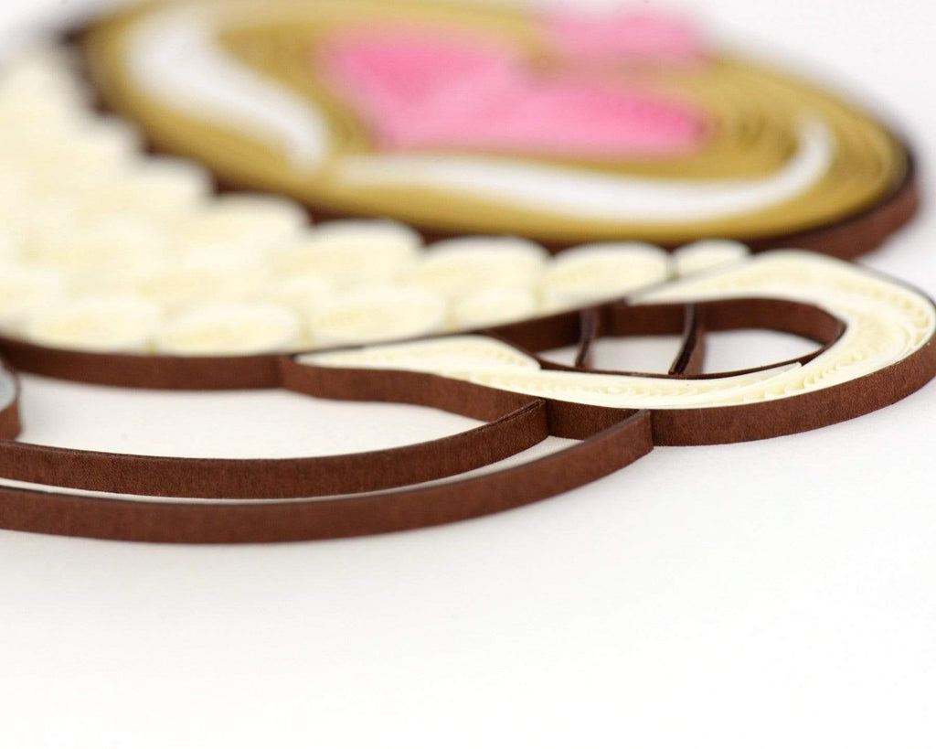 Handcrafted Love Latte Greeting Card | Quilling Card¨