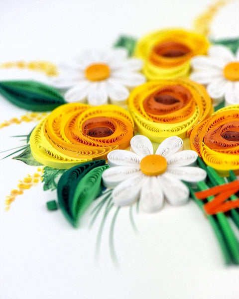 Handcrafted Thanks a Bunch Greeting Card | Quilling Card¨