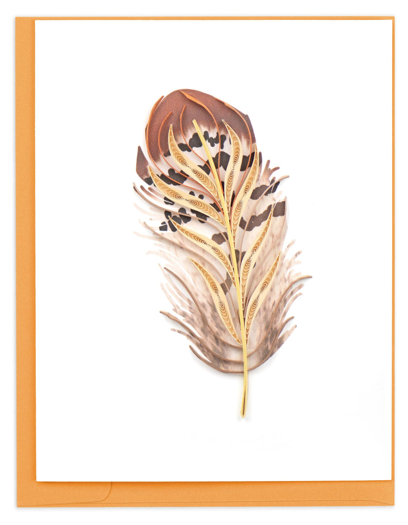 Quilled Feather Note Card Box Set – Quilling Card