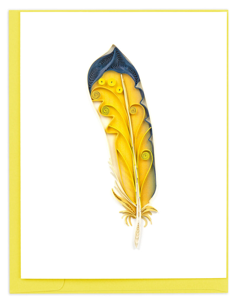 Quilled Feather Note Card Box Set – Quilling Card